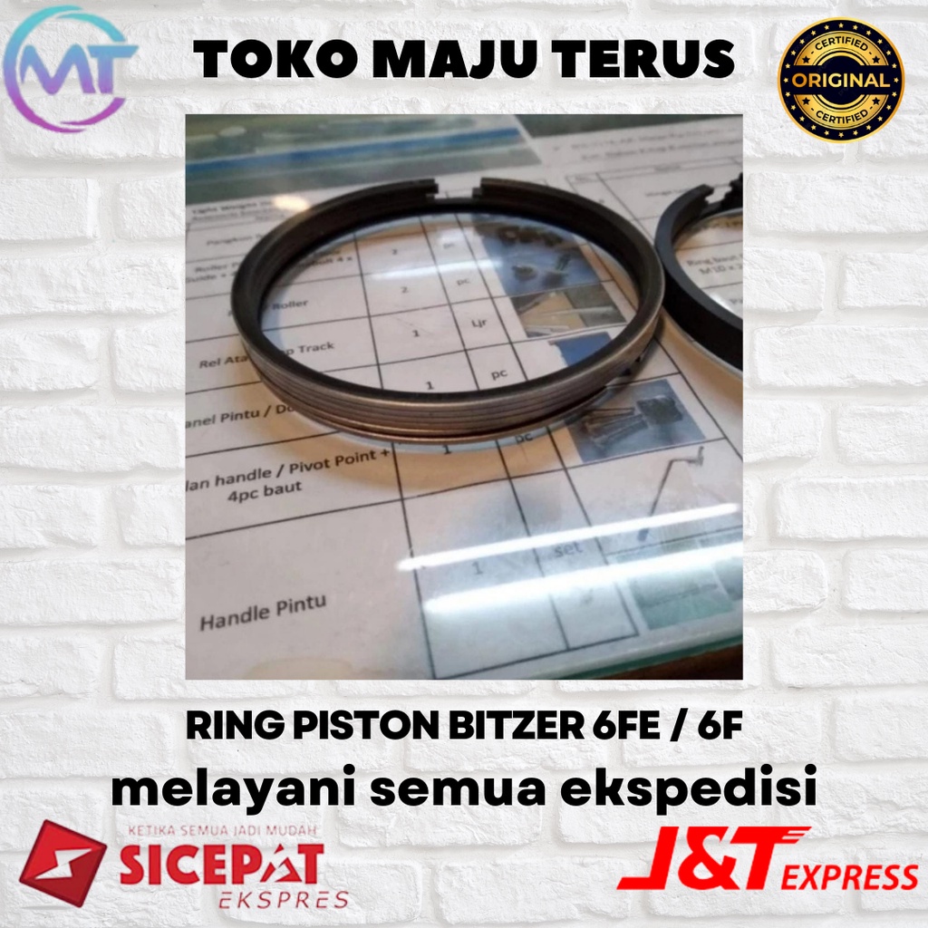 Jual ring piston bitzer 6F/ 6F | Shopee Indonesia