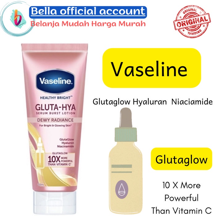 Jual Vaseline Healthy Bright Gluta-Hyaluron Dewy Radiance Flawless ...