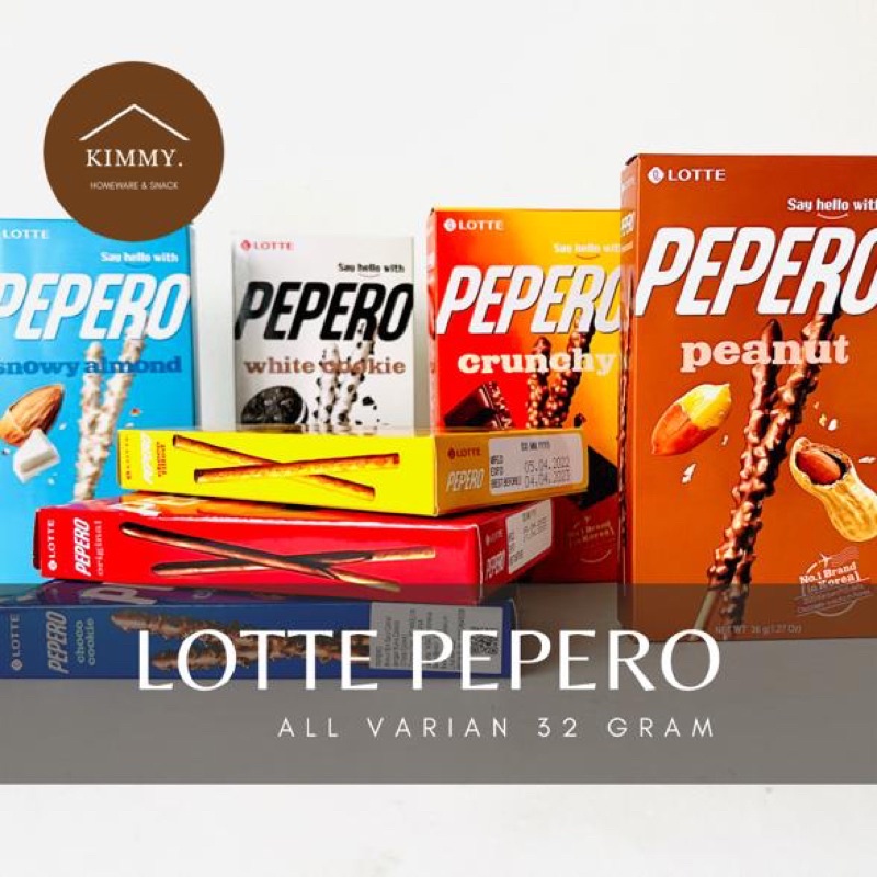 Jual LOTTE PEPERO ALL VARIANT 39 GRAM / LOTTE PEPERO COKELAT STICK ASLI ...