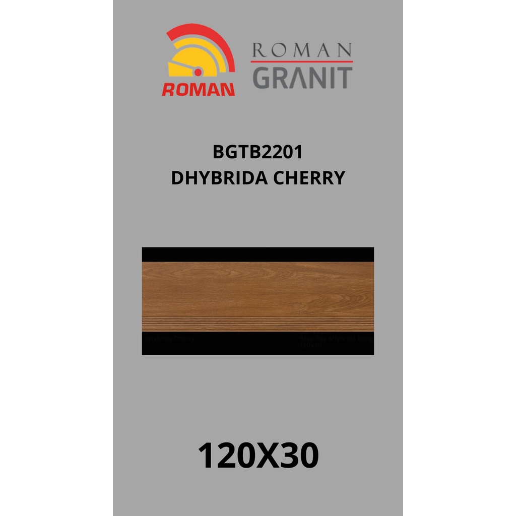 Jual ROMANGRANIT STEP TILE DHYBRIDA CHERRY 120X30 BGTB2201 (ROMAN ...