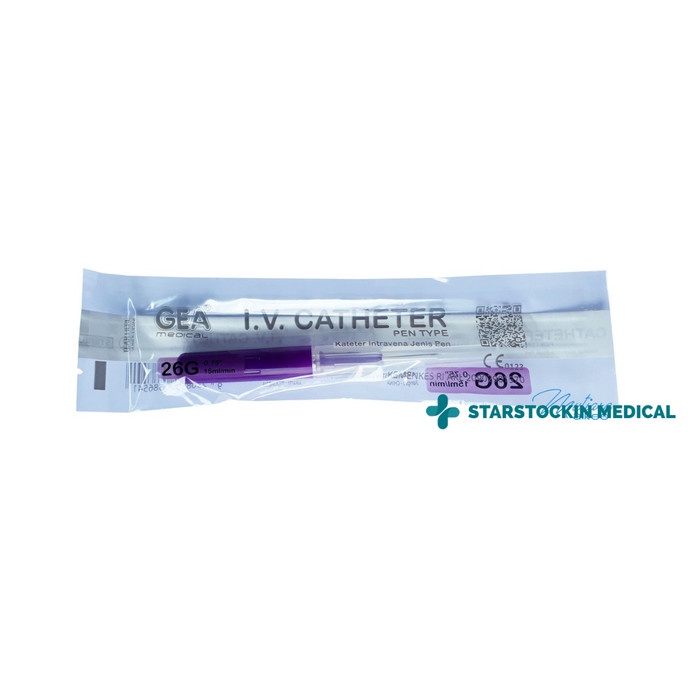 Jual Intra Venous Catheter 26 G GEA IV Abbocath Jarum Infus Pcs ...