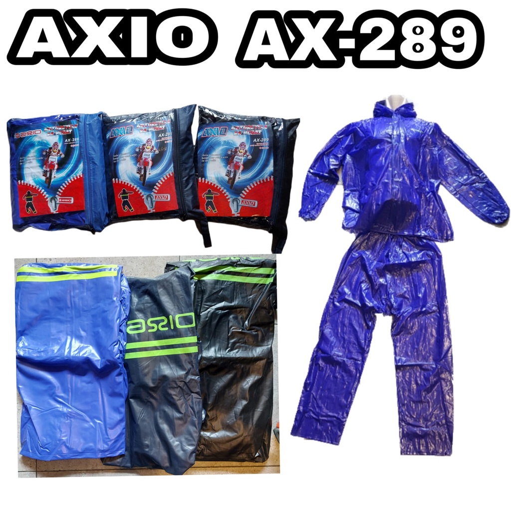 Jual Jas hujan baju celana mantel hujan plastik pvc karet assio 289 ...