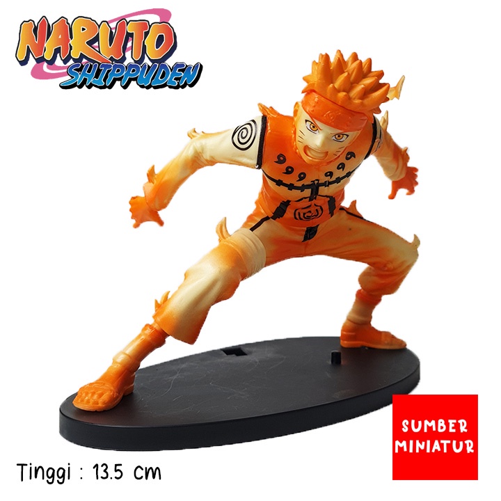 Jual Action Figure Naruto Mode Chakra Kyuubi Tinggi 13.5 cm | Shopee ...