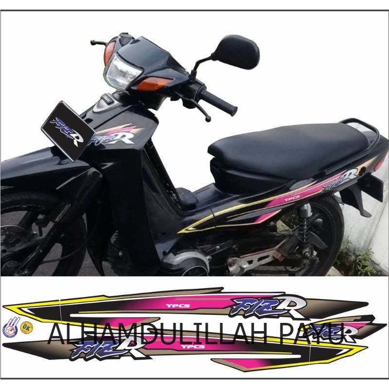 Jual STIKER STRIPING FIZ R 1997/1998 HITAM FIZ R PREMIUM POLET | Shopee ...