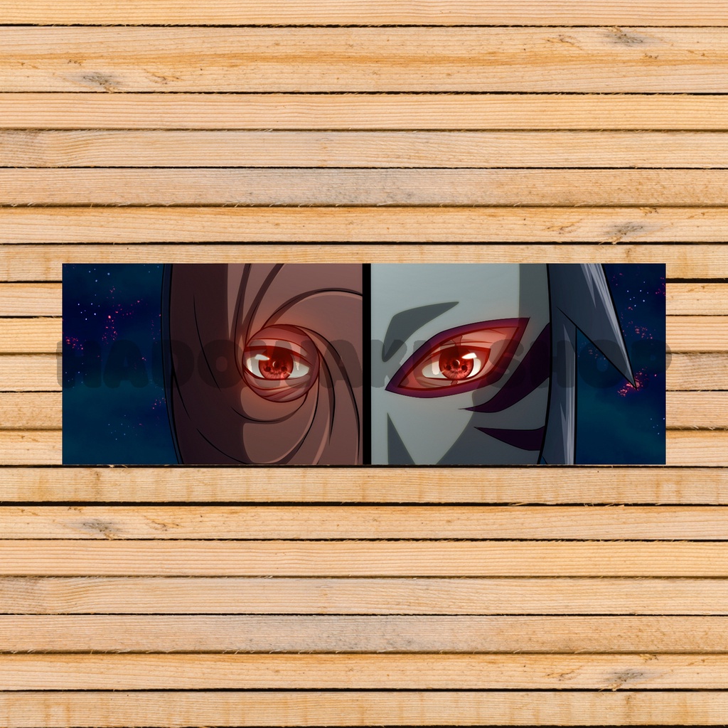 Jual Sticker Stiker Slap Obito Kakashi Sharingan Anime Vinyl | Shopee ...