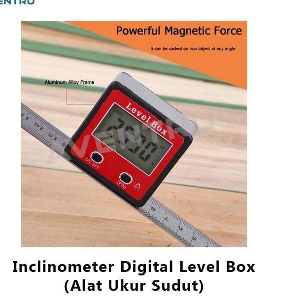 Jual Iclinometer Digital Level Box Alat Ukur Sudut Kemiringan Digital ...
