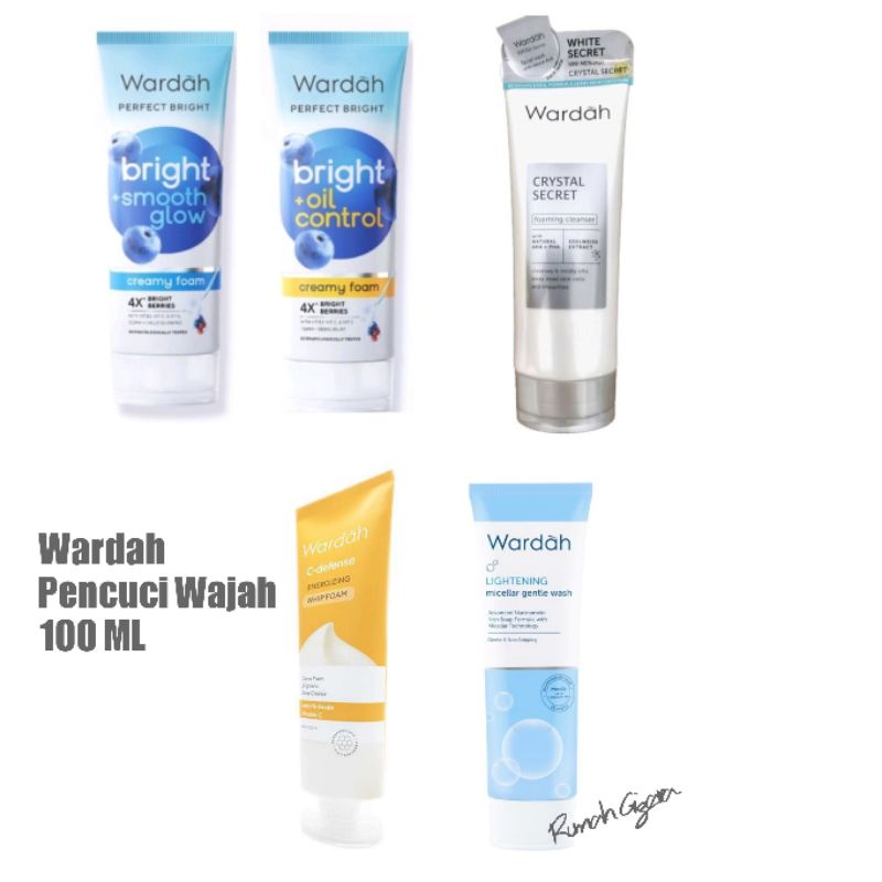Jual WARDAH PERFECT BRIGHT CREAMY FOAM BRIGHTENING + OIL CONTROL 100 ML ...