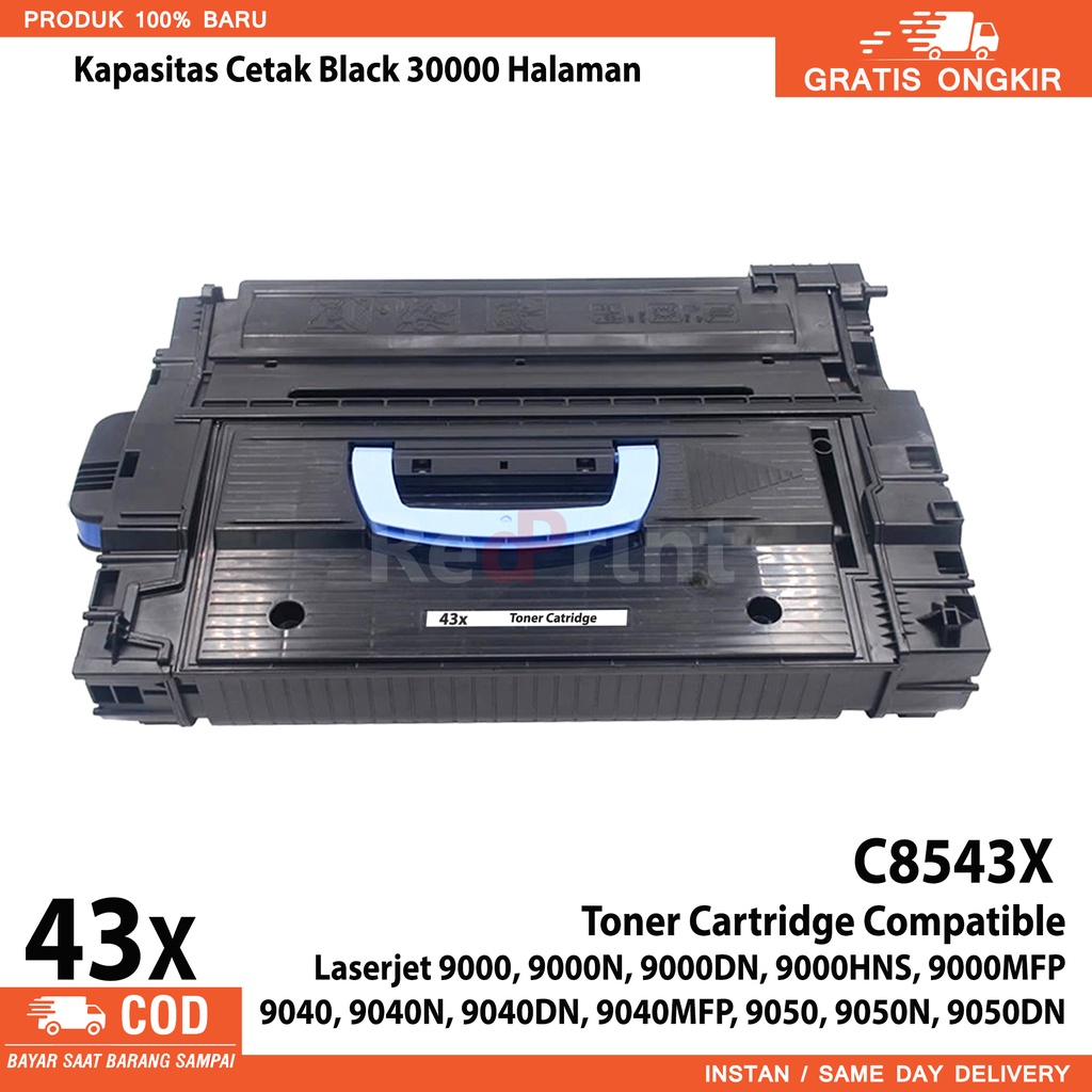 Jual Toner Compatible 43X, Untuk printer Laserjet 9000, 9000N, 9000DN ...