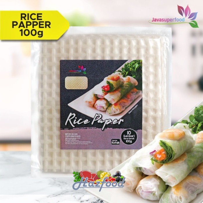 Jual Java Super Food Rice Paper / Kulit Lumpia Vietnam Banh Trang 100 ...