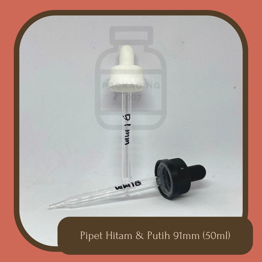 Jual Pipet Kaca Segel / Pipet Serum / Tutup Botol Pipet 91mm (60ml ...
