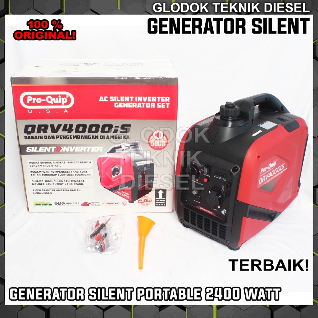 Jual Proquip Genset Super Silent Portable 2400 2000 Watt Generator ...