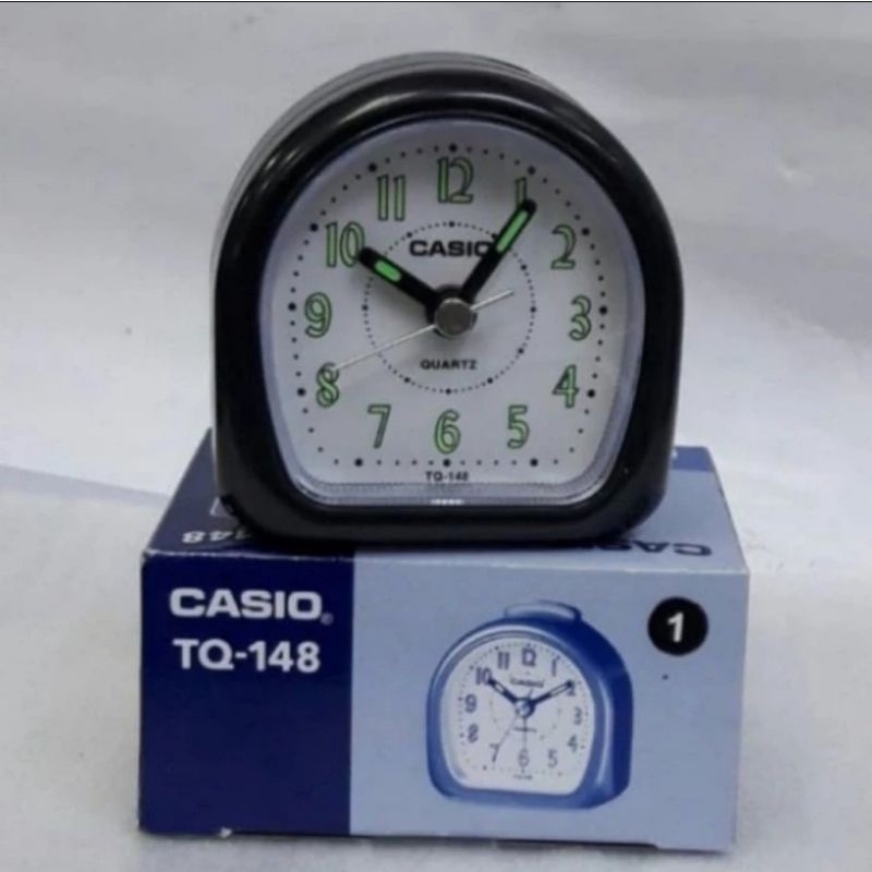 Jual CASIO JAM MEJA TQ 148 BEEP ALARM WEKER BEKER ANALOG | Shopee Indonesia