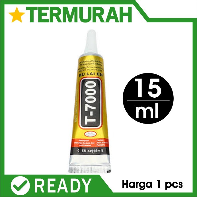 Jual LEM hitam TOUCHSCREEN ZHANLIDA T7000 15ML lcd backdoor b7000 layar HP casing tape | Shopee ...