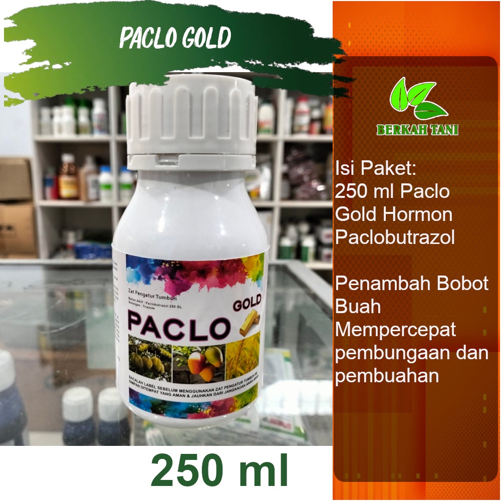 Jual Paclo Gold 250 ml Paclo Paclobutrazol Hormon Pembuahan Pembungaan ...