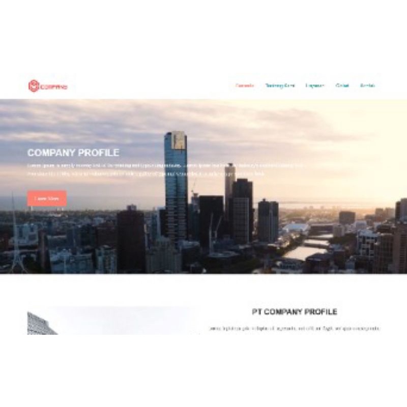 Jual Template Website Company Profile | Shopee Indonesia