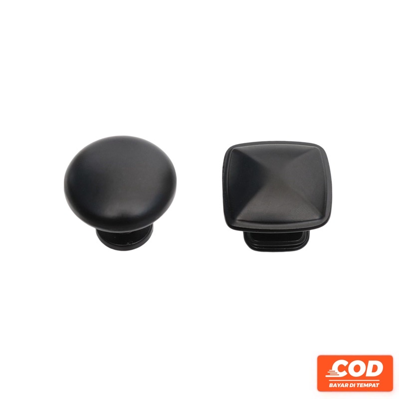 Jual (Satuan) Tarikan Knop Laci Hitam | Handle Knob Lemari | Pegangan ...