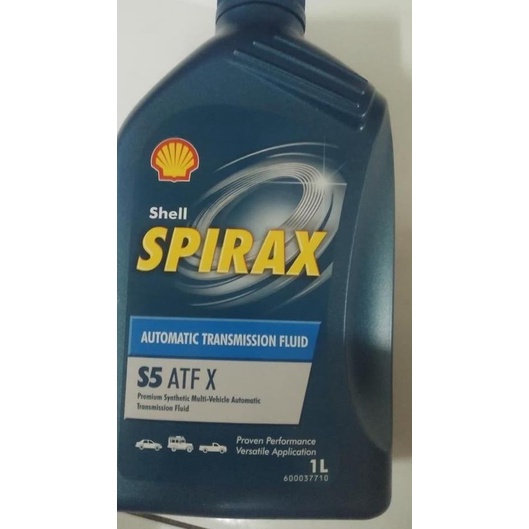 Jual Oli ATF X Transmisi Power Steering Shell Spirax S5 1 Liter ...