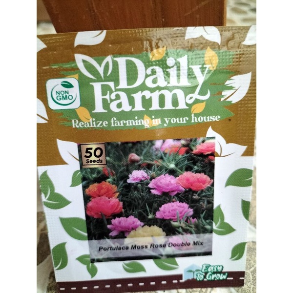 Jual Benih Bibit Bunga Portulaca Double Mix Benih bunga krokot isi 50 ...