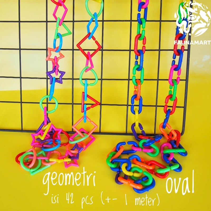 Jual Rantai Panjat Oval Geometri Mainan Sugar Glider | Shopee Indonesia