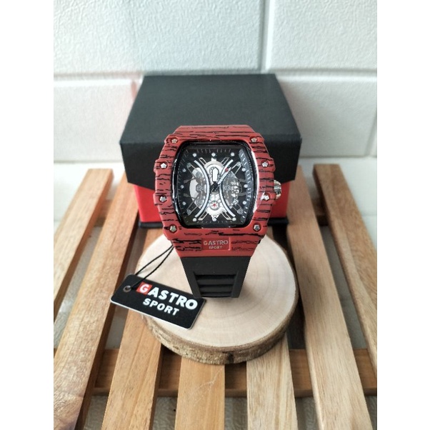 Jual JAM TANGAN PRIA GASTRO TALI RUBBER | Shopee Indonesia
