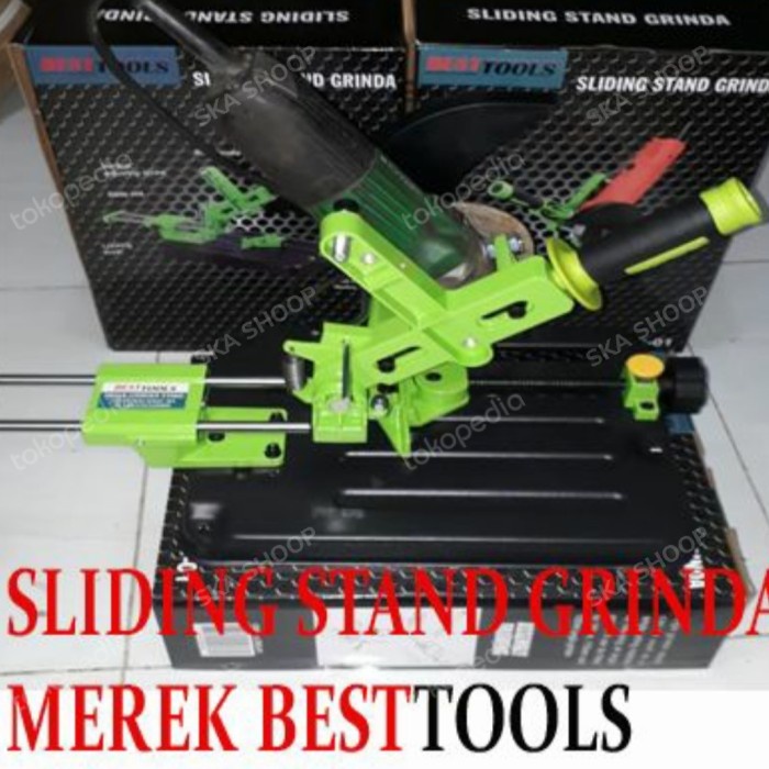 Jual Stand Gerinda Sliding Dudukan Mesin Gerinda Tangan Dorong | Shopee ...