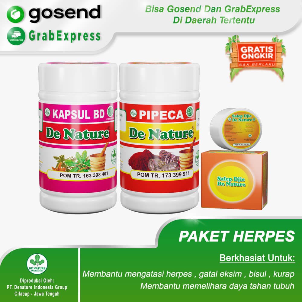 Jual Obat Herpes Ampuh Herves Zooster Simplex Dompo Genital Gatal luka ...