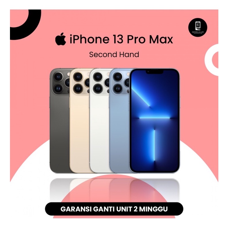 Jual IPHONE 13 PRO MAX 256GB SECOND INTER | Shopee Indonesia