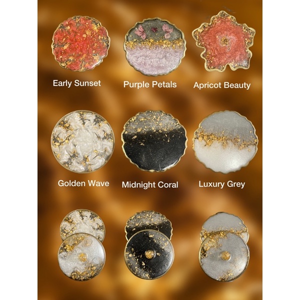 Jual Tutup gelas/Tatakan gelas/Coaster estetik/coaster resin | Shopee ...