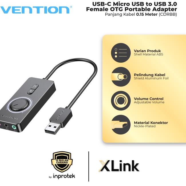 Jual USB Sound Card External Stereo Audio Mic Splitter Adapter ...