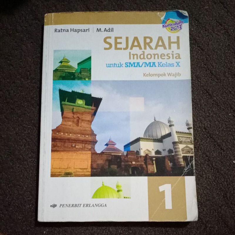 Jual Buku Sejarah Indonesia Kelas 10 SMA/MA Kurikulum 2013 Penerbit Erlangga Second | Shopee ...