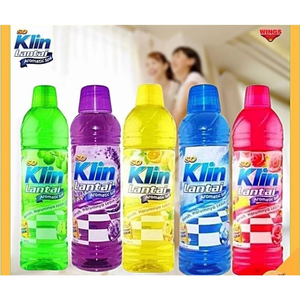 Jual So Klin Lantai Botol 450ml - So Klin Pewangi Pel Lantai ...
