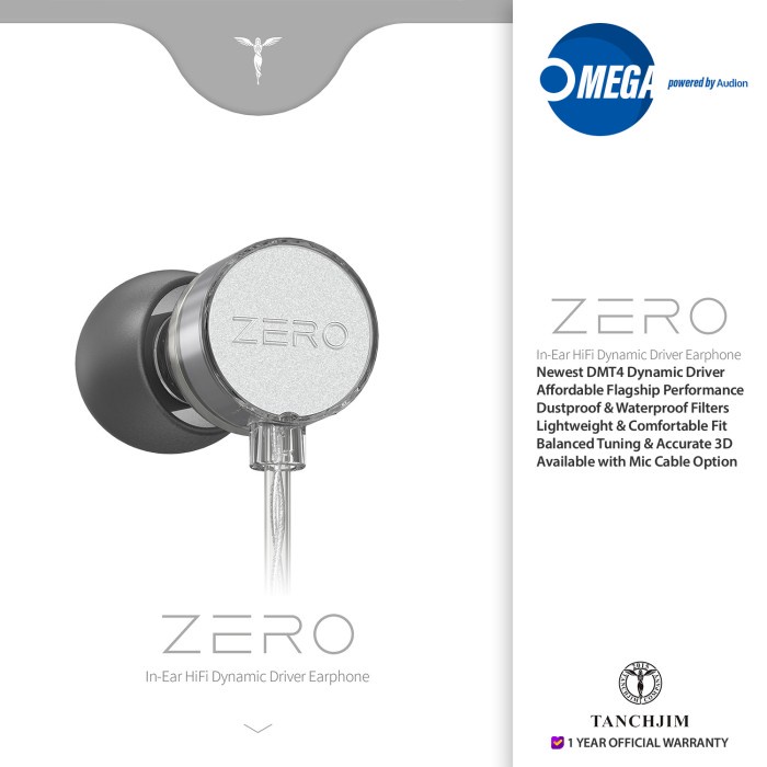 Jual TANCHJIM ZERO DMT4 Dynamic Driver HiFi In-Ear IEM with Mic/No Mic ...