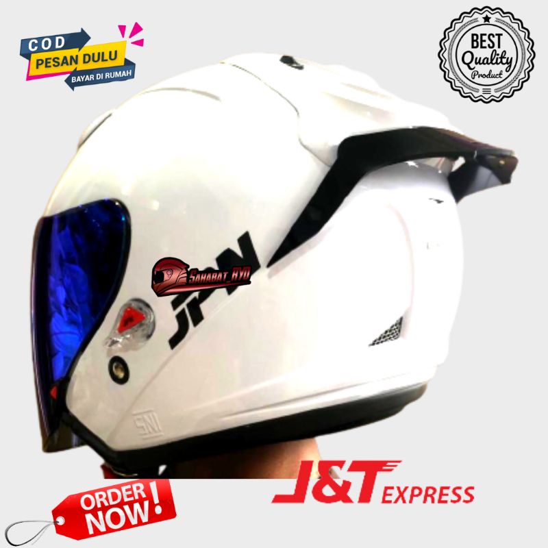 Jual HELM NEW GALAXY FLAT SOLID POLOS JPN SINGLE VISOR HALF FACE HELM ...