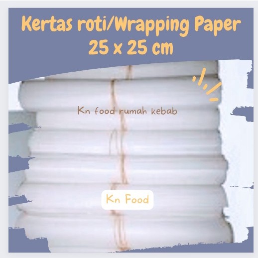 Jual Kertas roti putih isi 50 pcs | Shopee Indonesia