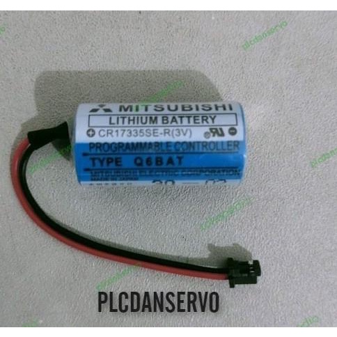 Jual Mitsubishi Lithium Baterai Battery Q6BAT CR17335SE-R PLC Battery ...