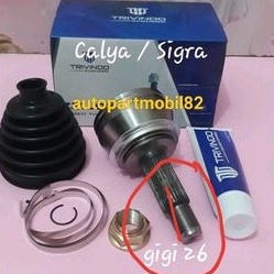 Jual CV Joint Luar As Roda Depan Luar As Kopel Calya Sigra 1200cc | Shopee Indonesia