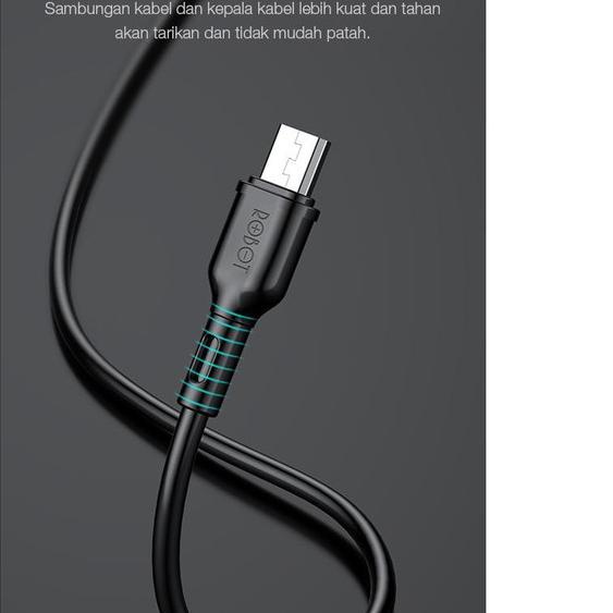 Jual Kabel Data Robot RBM100 Micro USB Data Cable (1 TOPLES isi 20 Pcs ...