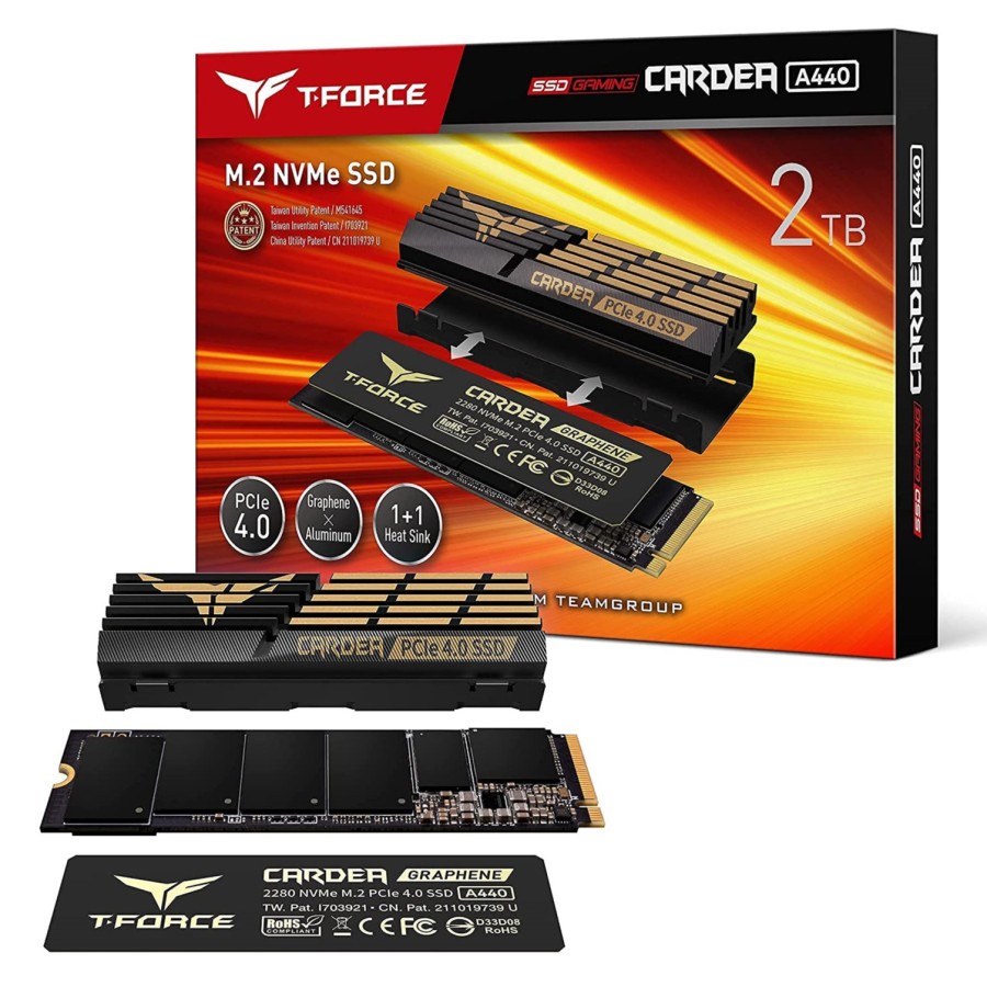 Jual TEAMGROUP T-FORCE SSD M.2 2280 CARDEA A440 PCIe Gen4x4 NVME 2TB ...
