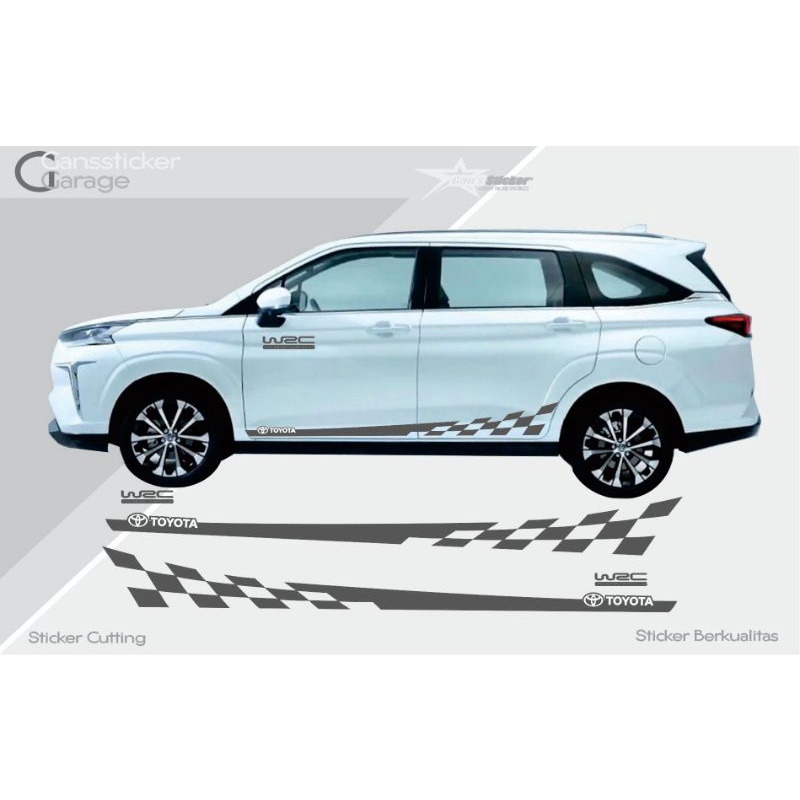 Jual sticker samping toyota ALL NEW avanza veloz 2022 2021 ALL NEW ...