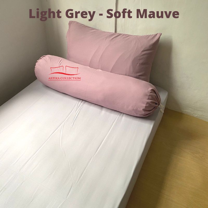 Jual Sprei Estetik Mix & Match Two Tone Polos Tanpa Embos Bahan ...