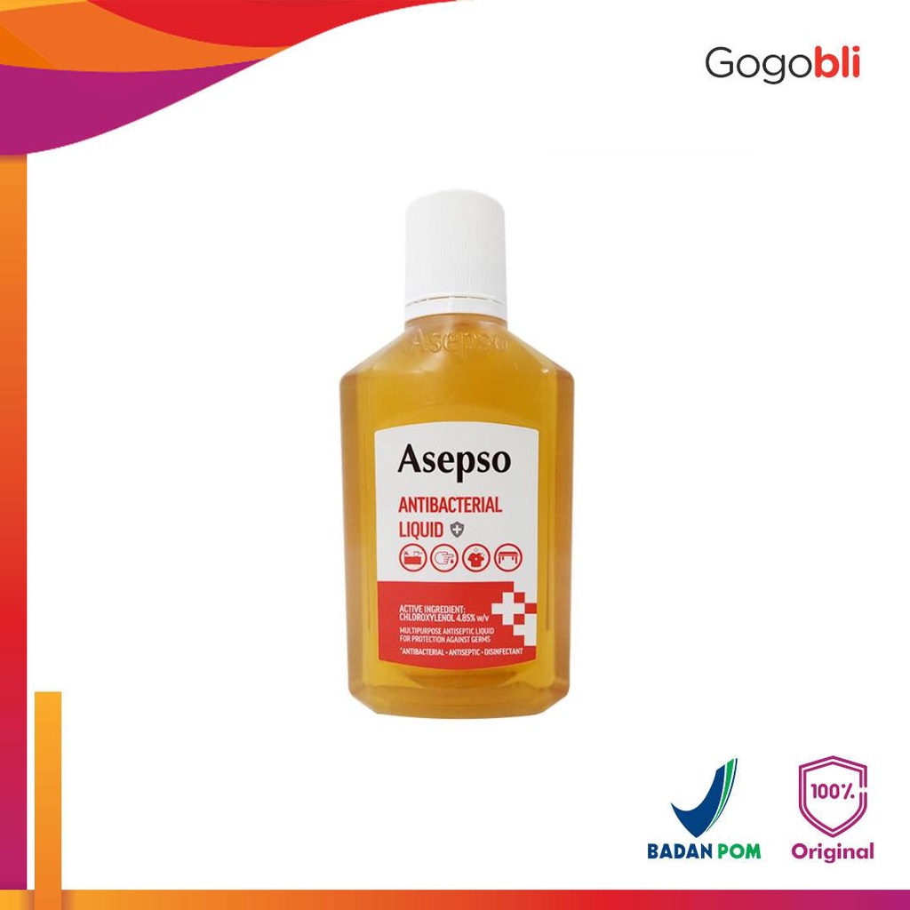 Jual Asepso Antibacterial Liquid 245ml | Shopee Indonesia