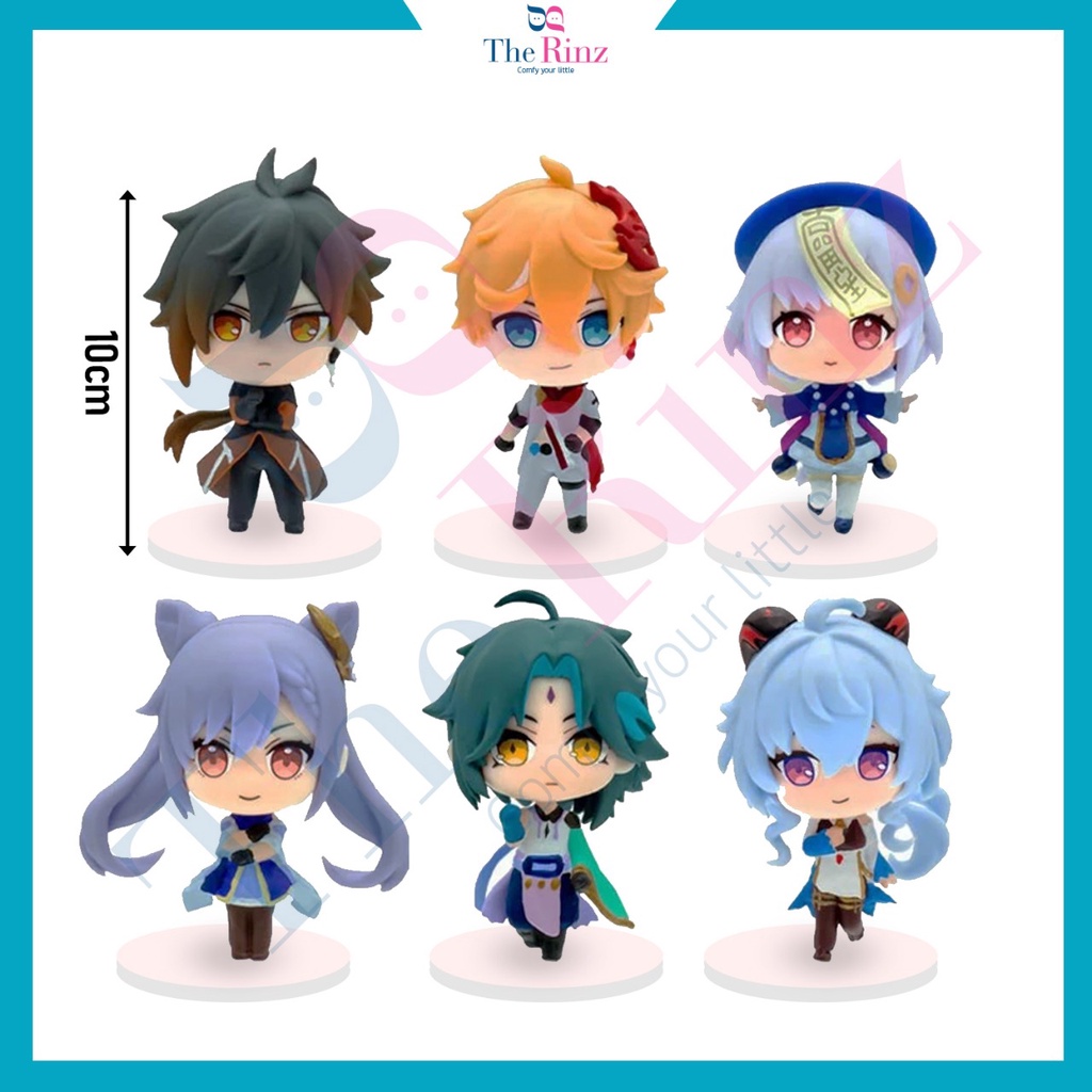 Jual action Figure genshin impact cute kawaii version/keqing/xiao ...