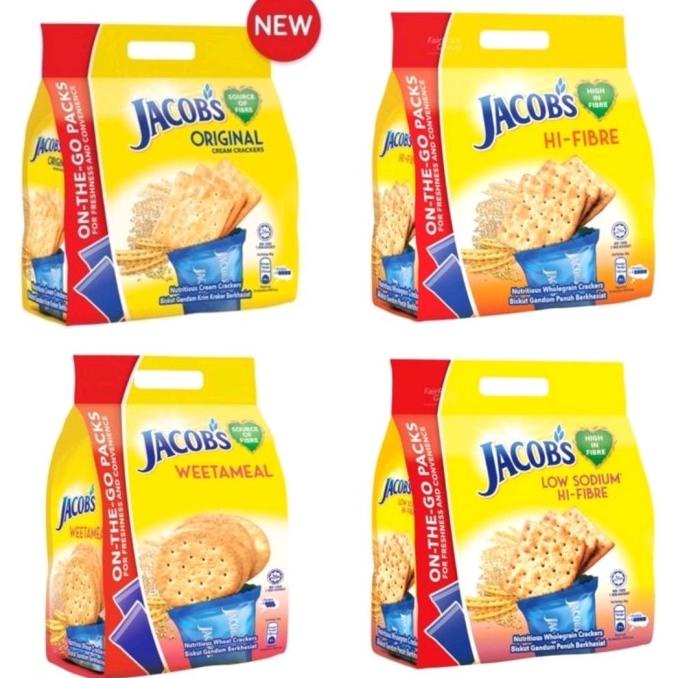 Jual Weetameal 8 packs Biskuit Jacobs Jacob's 600gr cream cracker malay ...