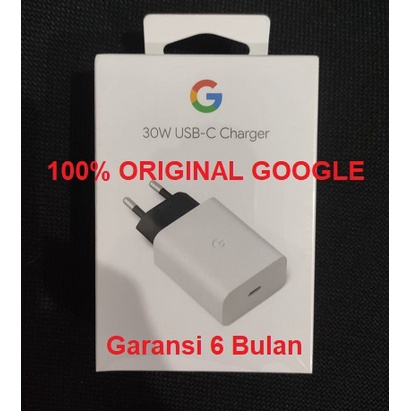 Jual Google Power Adapter 30W USB-C Charger EU Pixel 6 Pro Original ...