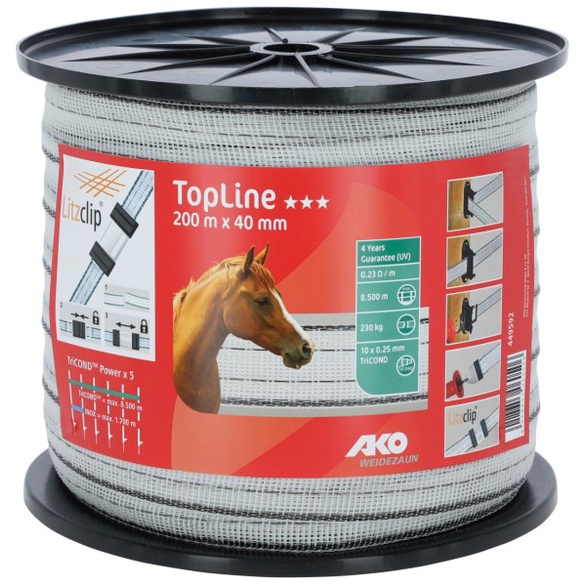 Jual Tape TopLine Kerbl -Electrical Tape for Electric Fence- | Shopee ...