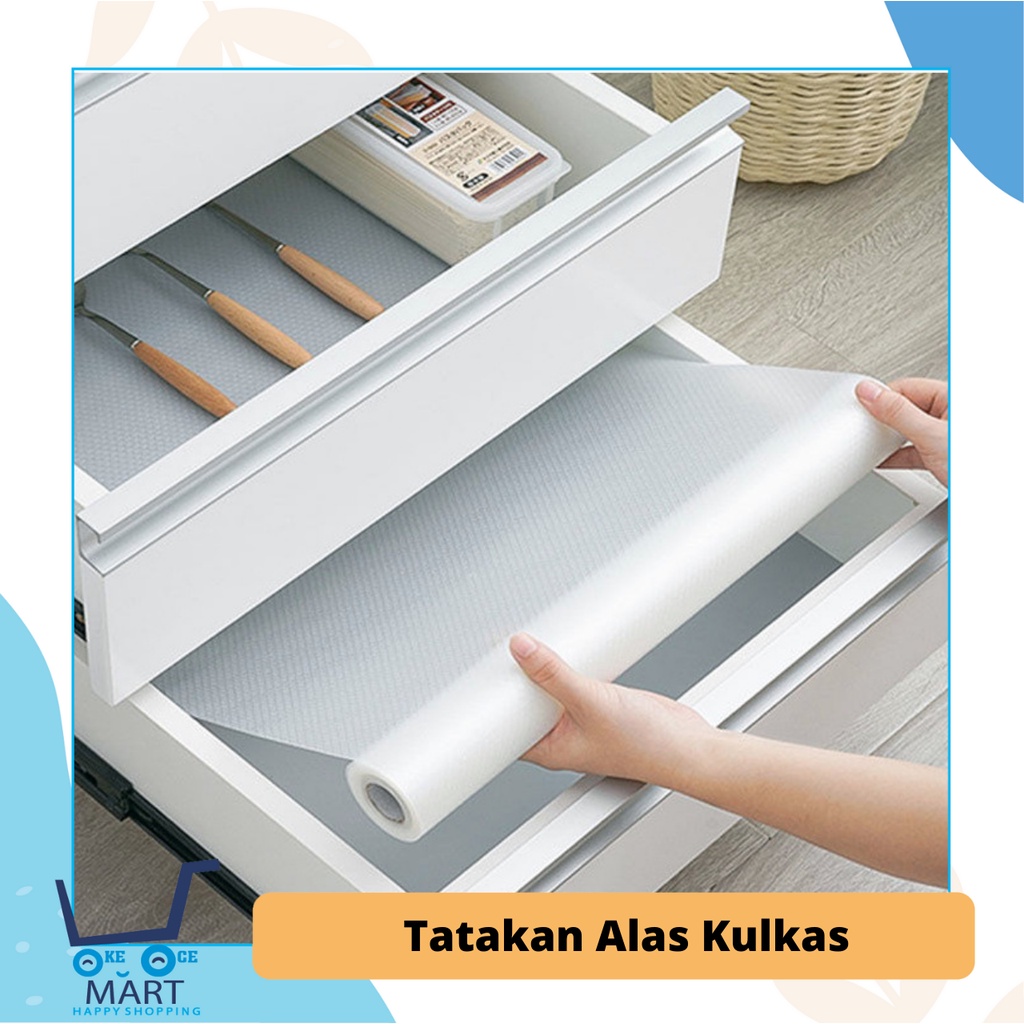Jual [00381] Transparan Drawer Mat / Tatakan Alas Kulkas / Alas Lemari ...