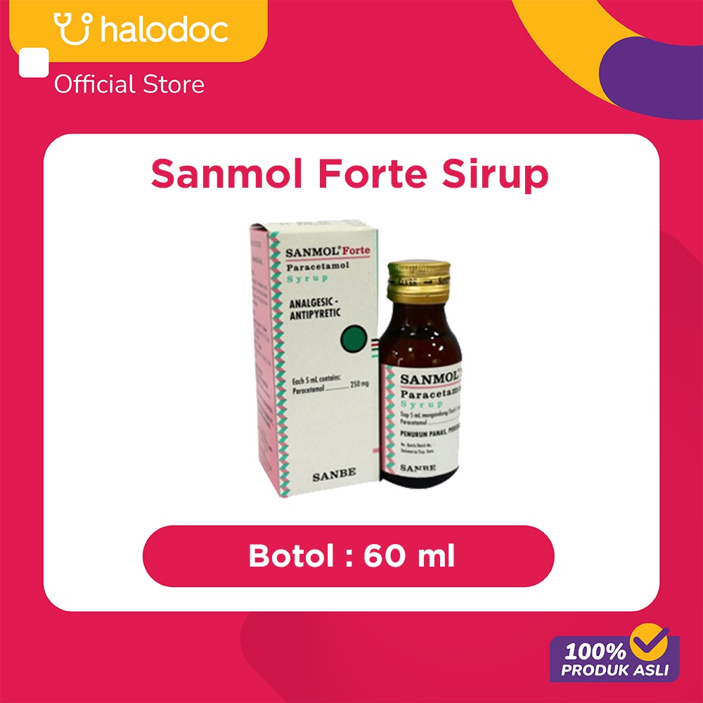Jual Sanmol Forte Sirup 60 ml | Shopee Indonesia