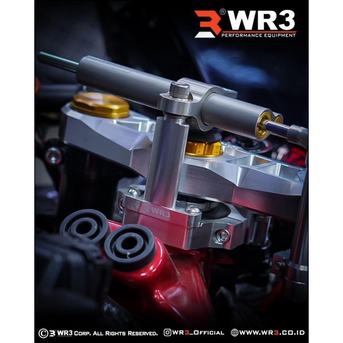 Jual Breket Stabilizer Steering Damper Wr3 Kawasaki Zx25R 4 Cylinder # ...
