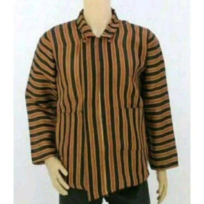 Jual BAJU LURIK HALUS DEWASA // SURJAN LURIK // BAJU ADAT JAWA ERG86465E | Shopee Indonesia