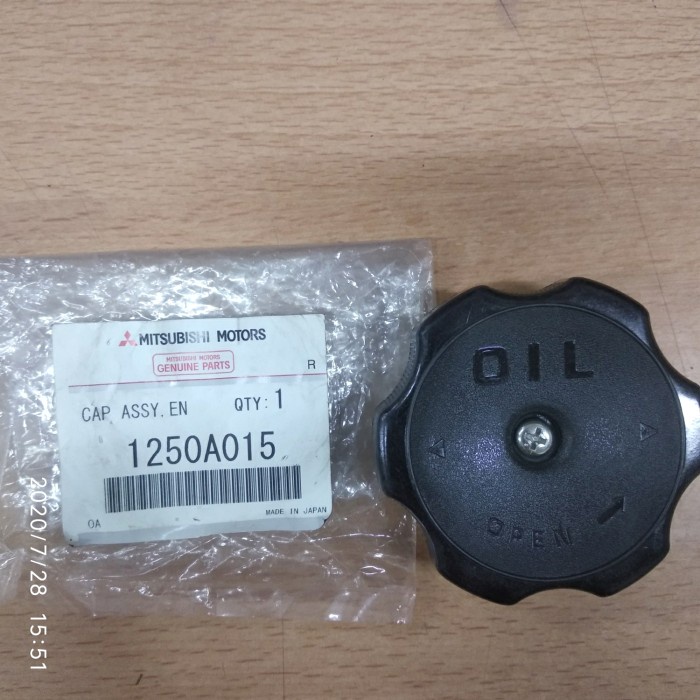 Jual TUTUP OLI MESIN MITSUBISHI - 1250A015 CAP ASSY PAJERO/TRITON ...